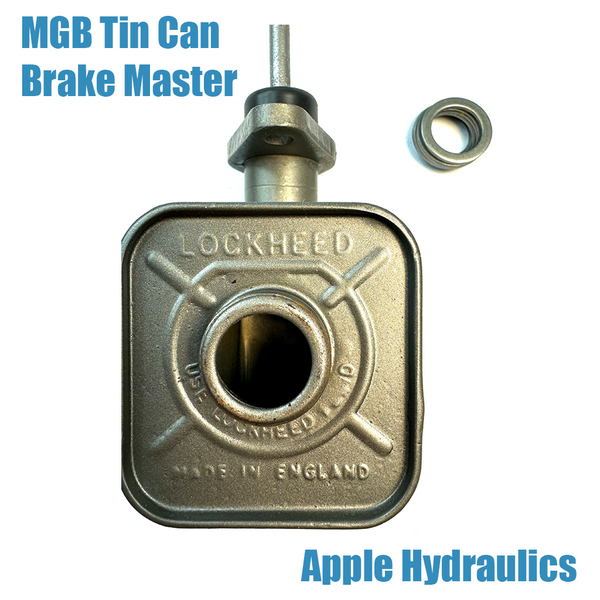 MGB 1963-67 Tin Can Brake Master, yours rebuilt $385 – Apple Hydraulics
