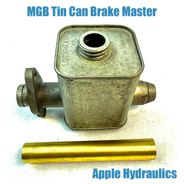 MGB 1963-67 Tin Can Brake Master, yours rebuilt $385 – Apple Hydraulics